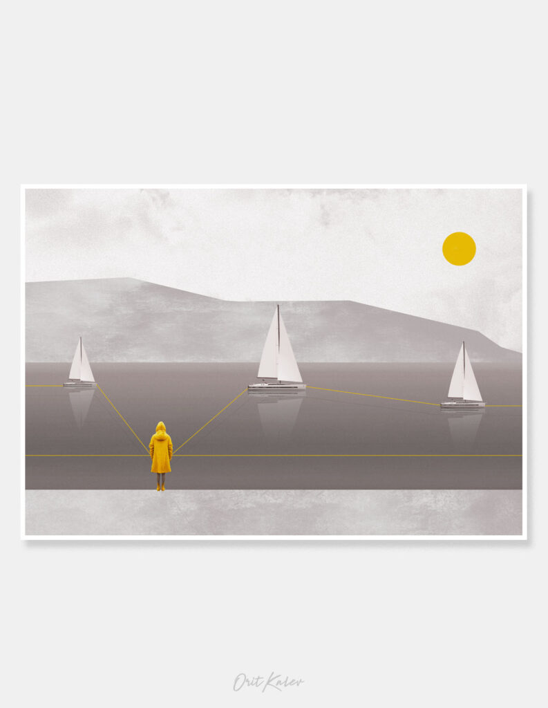 הדפס Sail your ships לרוחב - תמונות לבית, תמונות לסלון, פרינטים - הדפסי ...